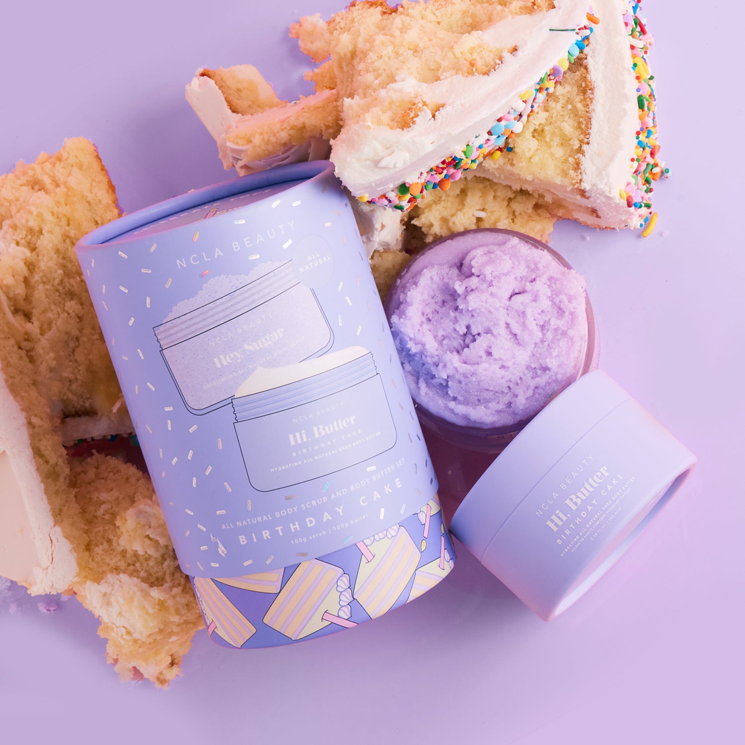 Birthday Cake Body Scrub + Body Butter Set – NCLA Beauty